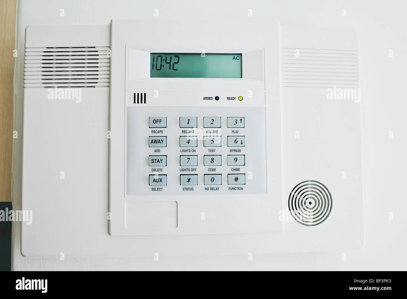 Close-up of an intercom Stock Photo - Alamy