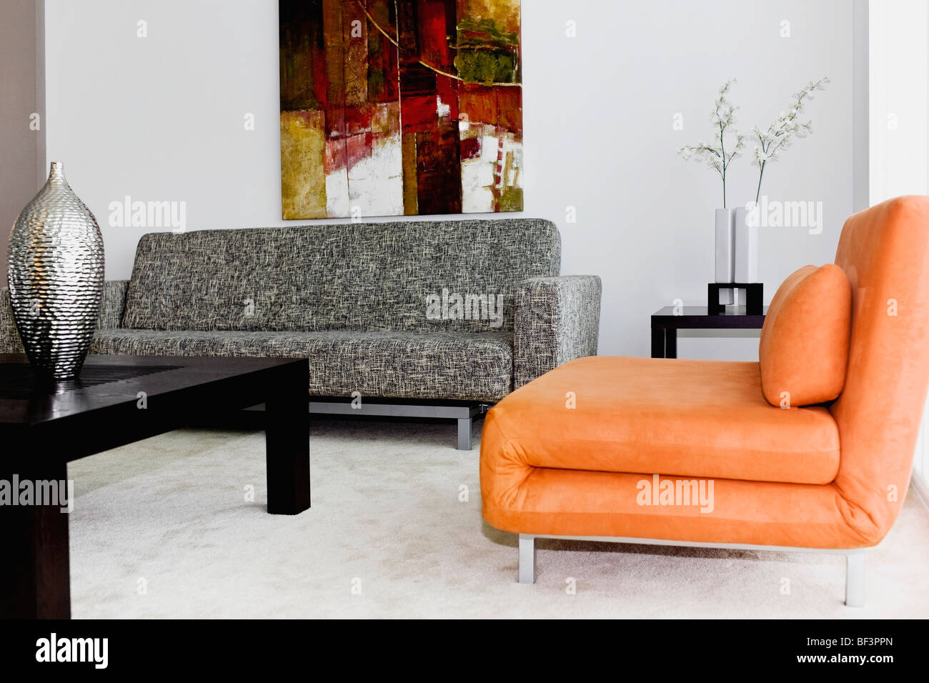 Interiors of a living room Stock Photo - Alamy