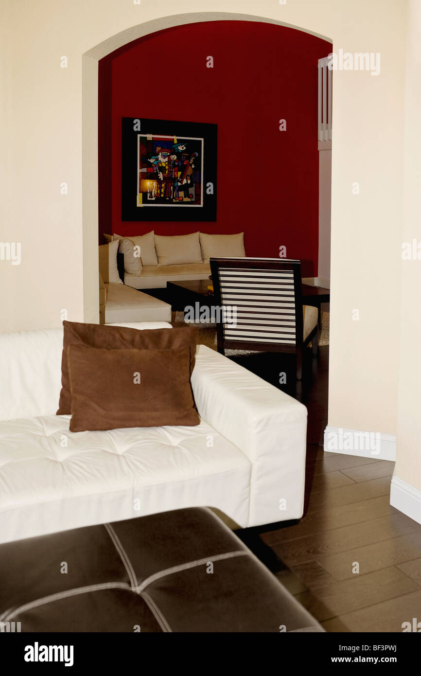 Interiors of a living room Stock Photo - Alamy