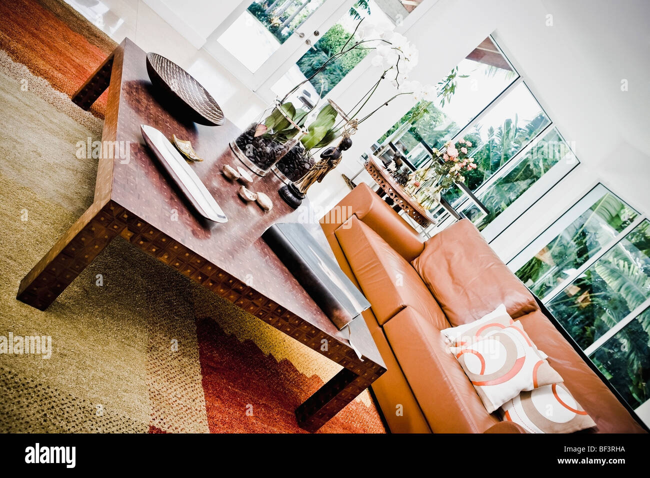 Interiors of a living room Stock Photo - Alamy