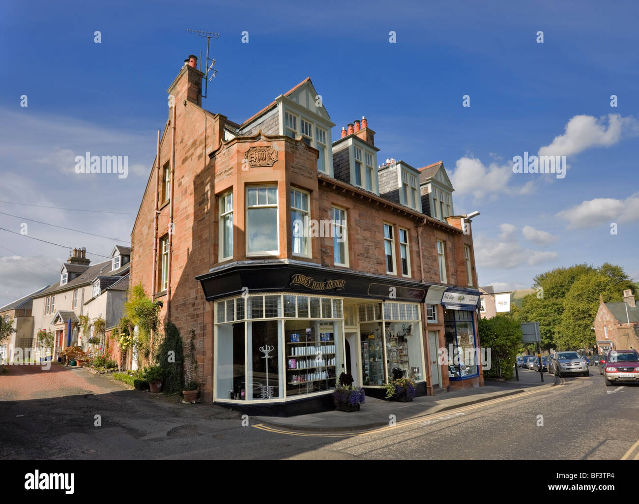Melrose town scottish borders hi-res stock photography and images - Alamy