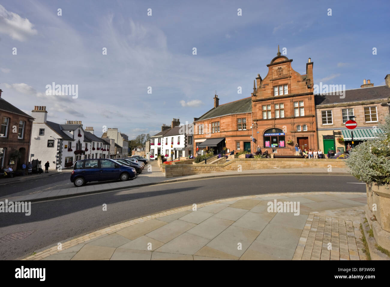 Melrose, Roxburghshire, Scotland Stock Photo - Alamy