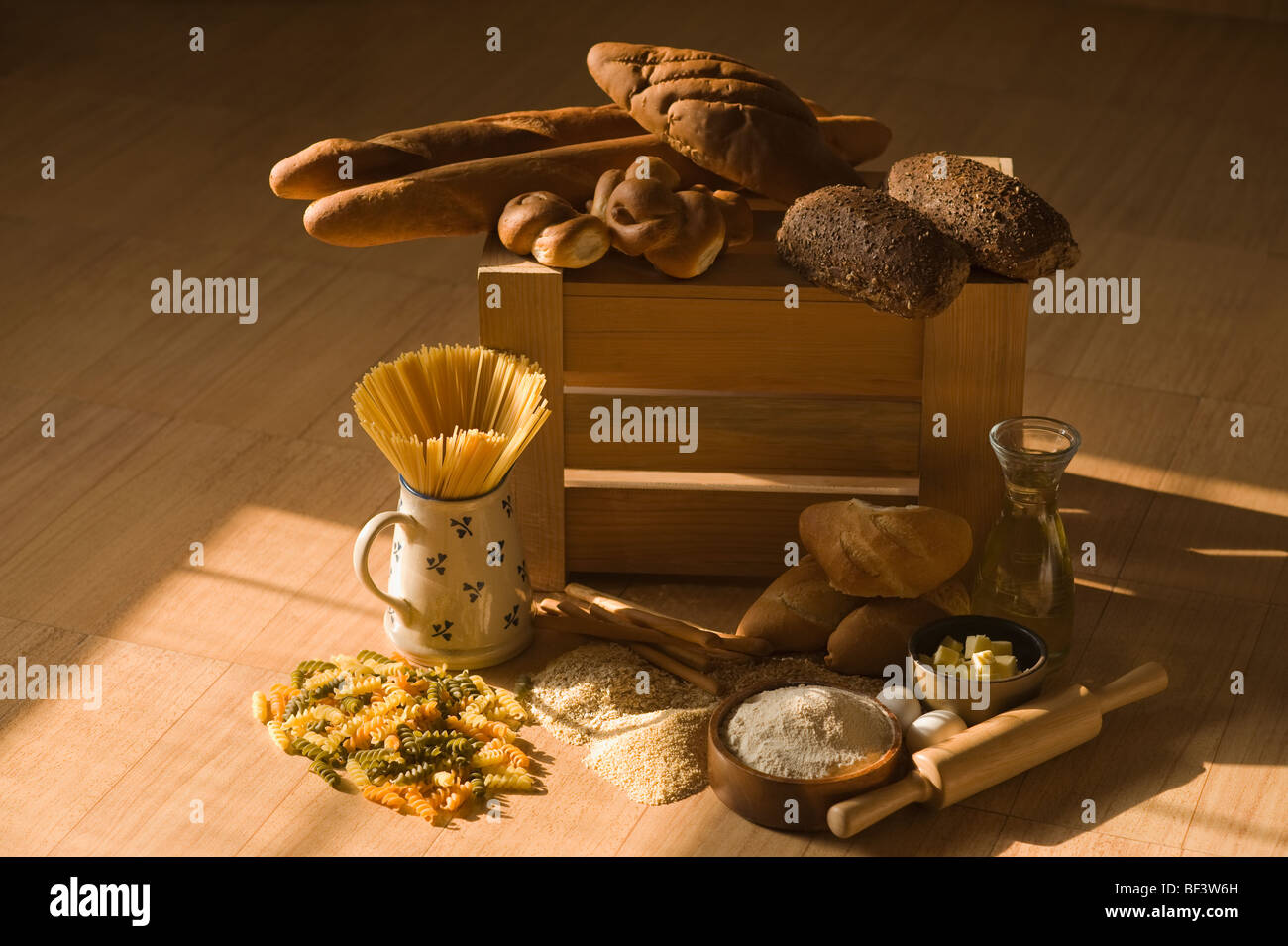 Wheat flour box food hi-res stock photography and images - Alamy
