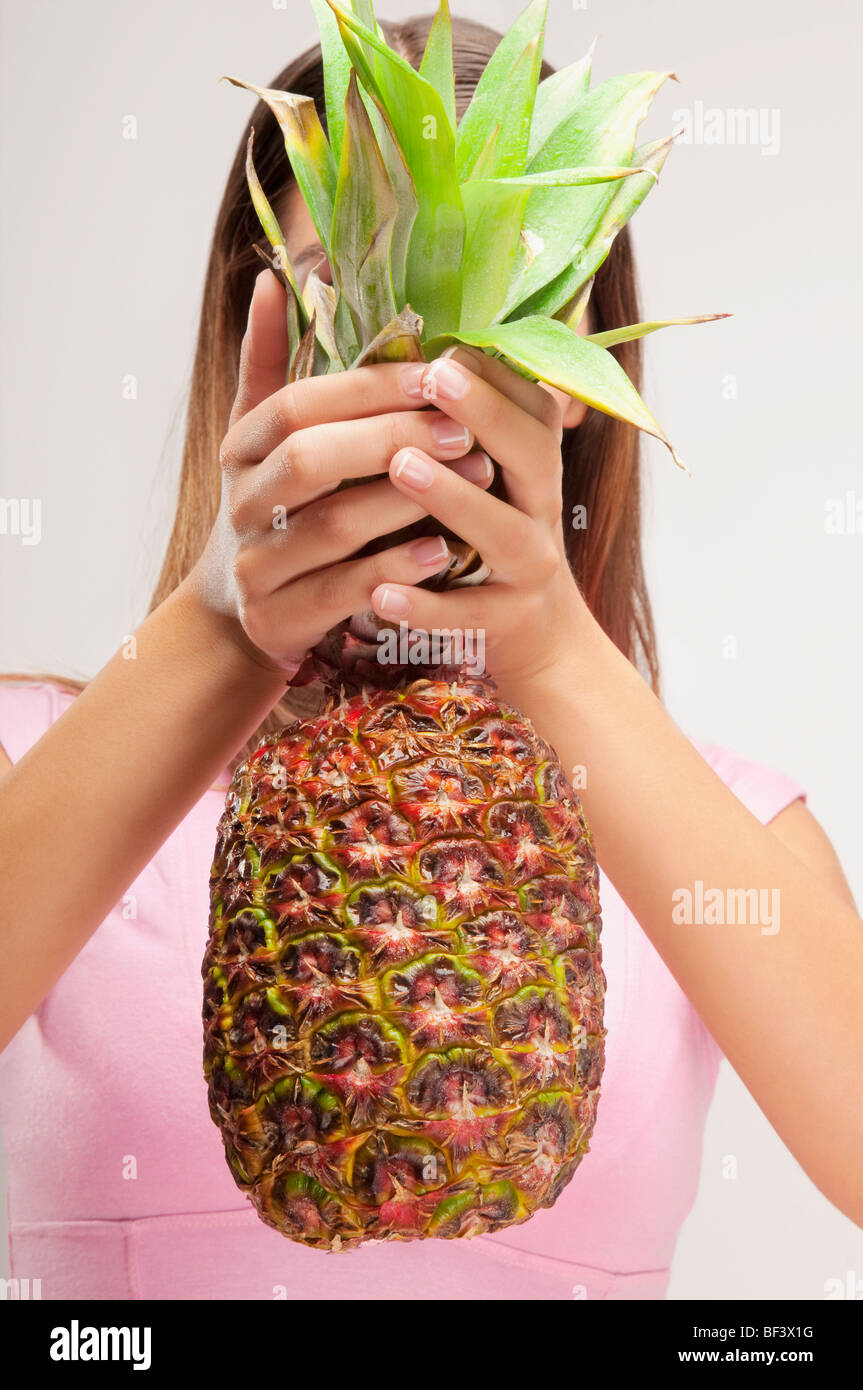 Pineapple face hi-res stock photography and images - Alamy