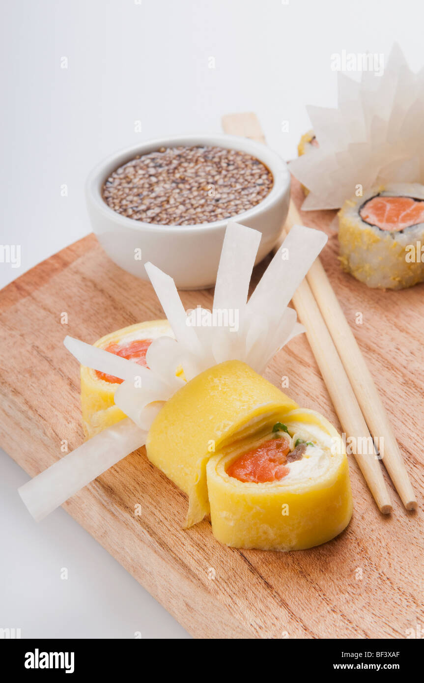 Close up sushi seeds in bowl hi-res stock photography and images - Alamy