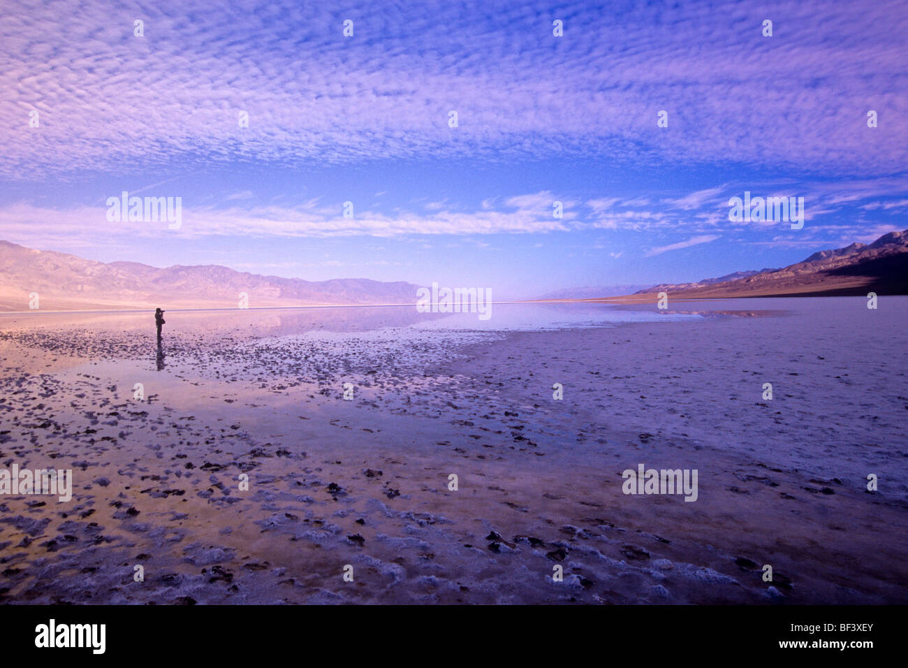 This salt-crusted pool known as Badwater marks the lowest spot in the ...