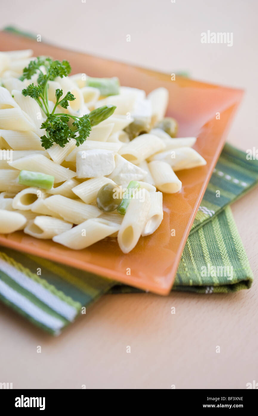 Pasta in a plate hi-res stock photography and images - Alamy