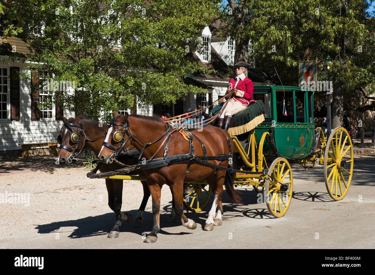 Colonial Horse And Carriage Carriage And Horses Stock Photo Download