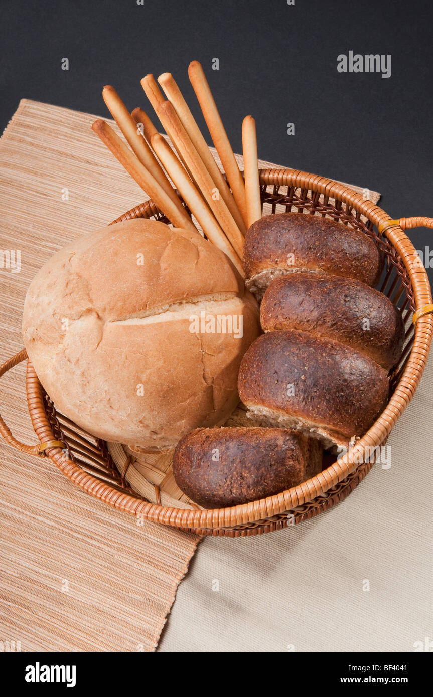 Assorted Bread Basket High Resolution Stock Photography and Images - Alamy