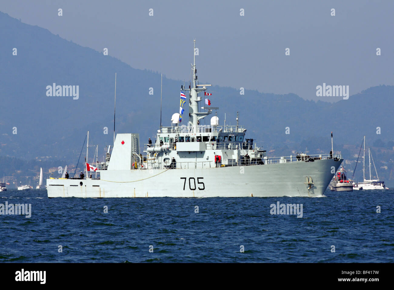 Canadian Navy Kingston class patrol Vessel HMCS Whitehorse (MM 705 ...