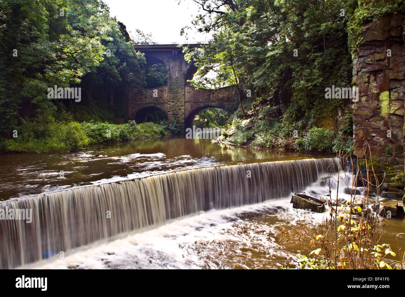 The River Goyt at New Mills Stock Photo - Alamy