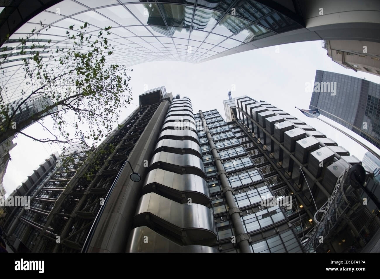 Lloyds Insurance and Willis Building, Lime Street, City of London Stock ...