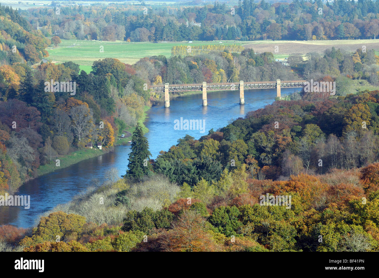 River tay scotland bridge trees hi-res stock photography and images - Alamy