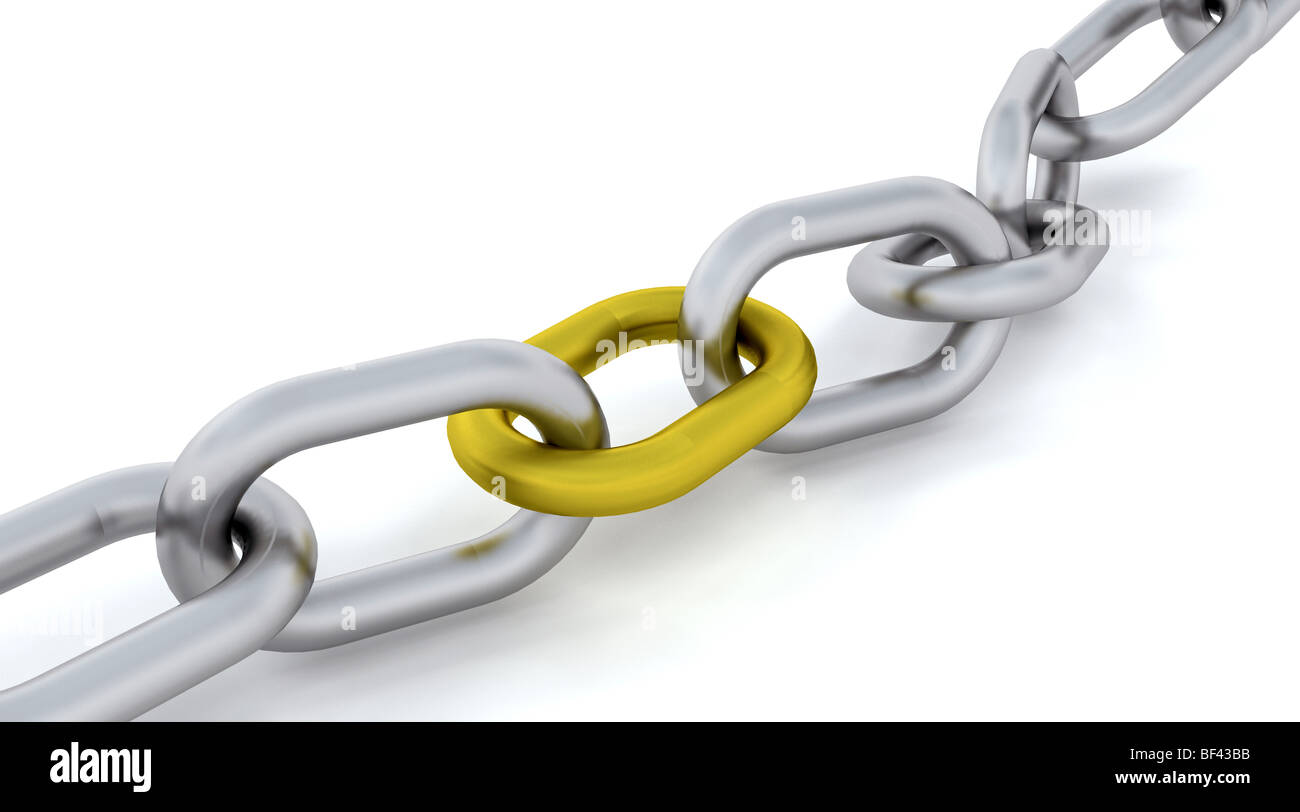 Gold chain link hi-res stock photography and images - Alamy