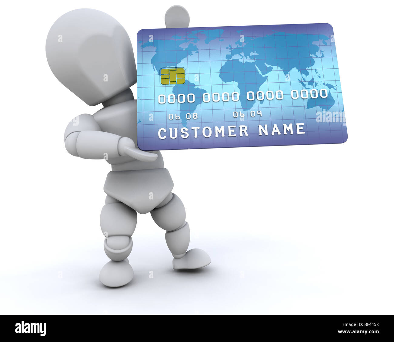 3d rendering man holding hi-res stock photography and images - Alamy