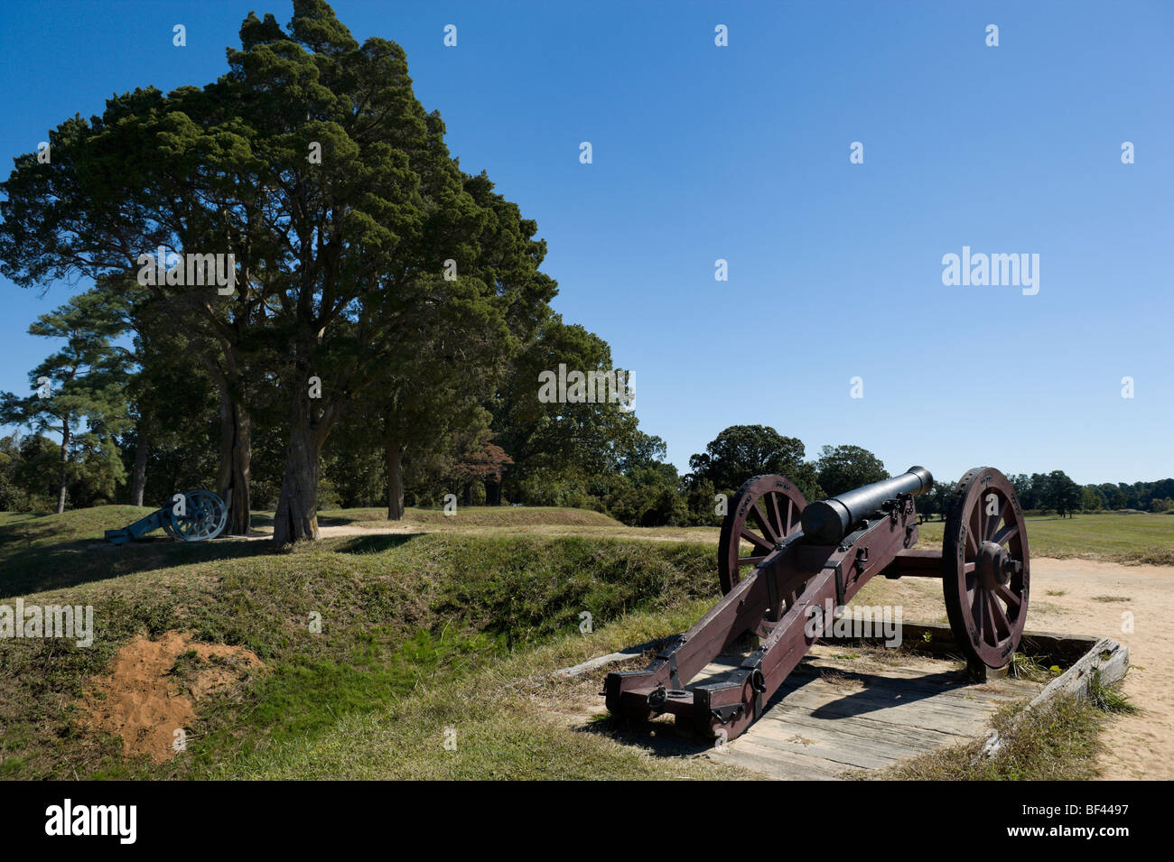 Yorktown historic battlefield yorktown virginia hi-res stock ...
