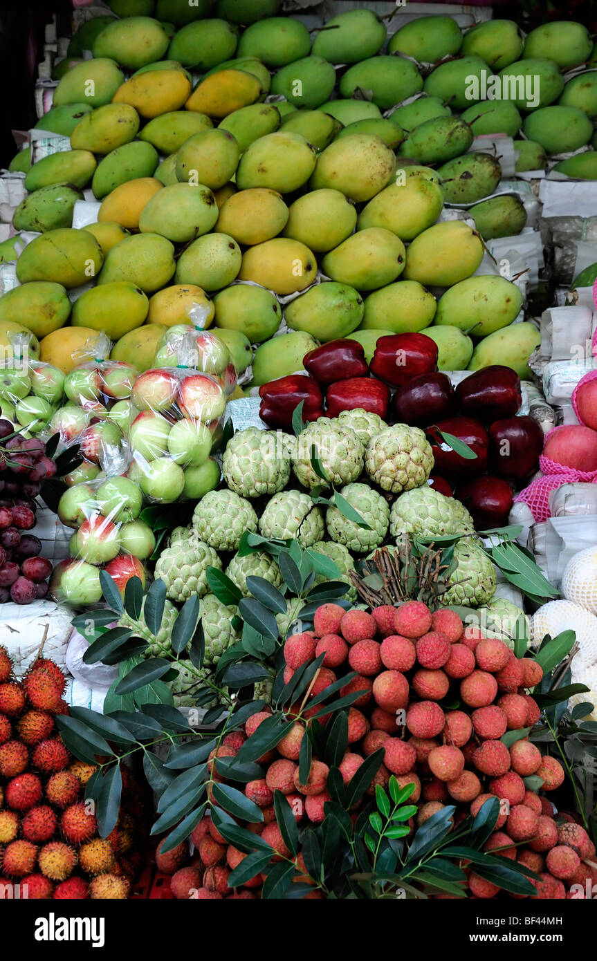 colorful colourful fruit produce food on sale market ho chi minh ...