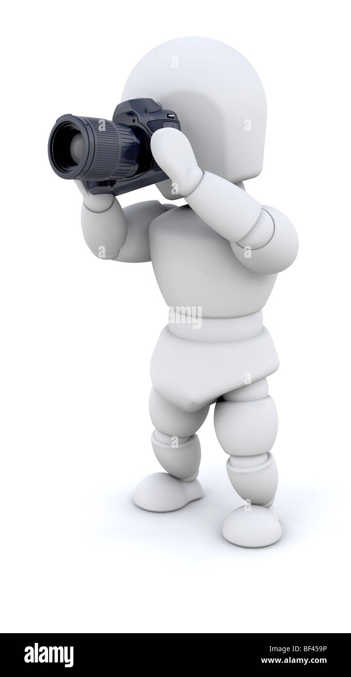 3d man camera hi-res stock photography and images - Alamy
