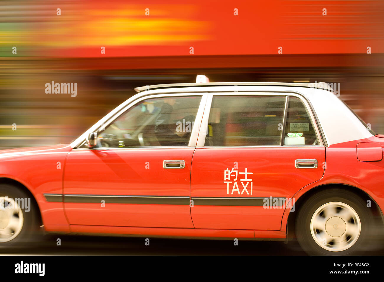 Hong Kong Taxi Stock Photos & Hong Kong Taxi Stock Images - Alamy
