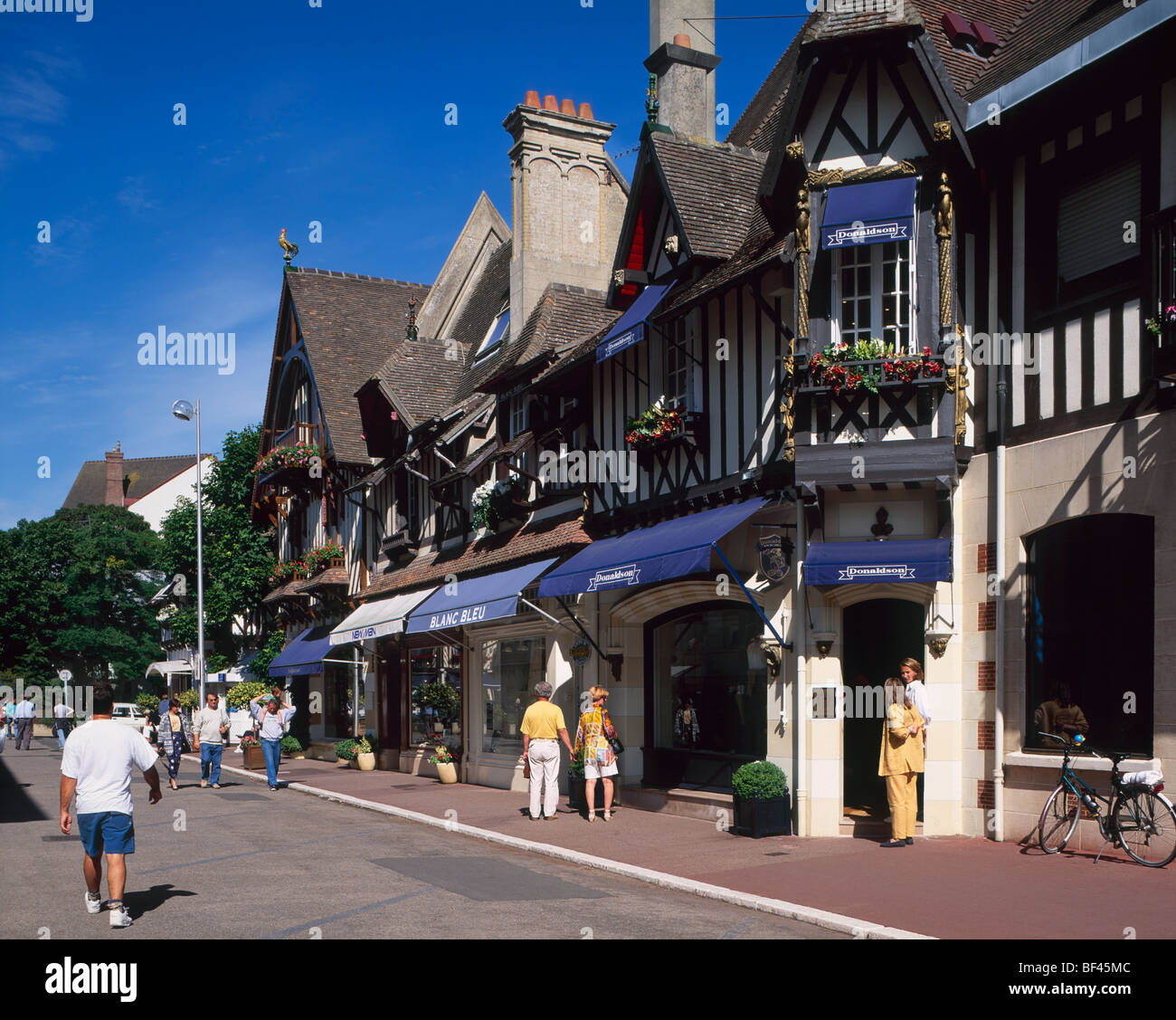 Shopping Deauville Normandy Calvados France Stock Photo - Alamy