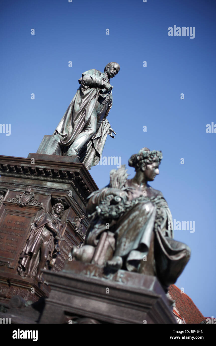 A statue of Archduke Johann also known as the Styrian Prince in the ...