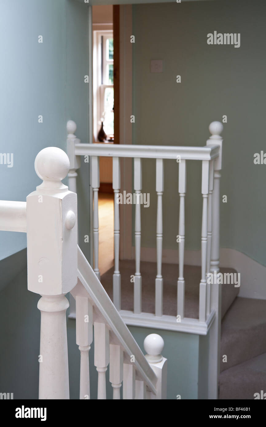 Staircase in a traditional Georgian home Stock Photo - Alamy