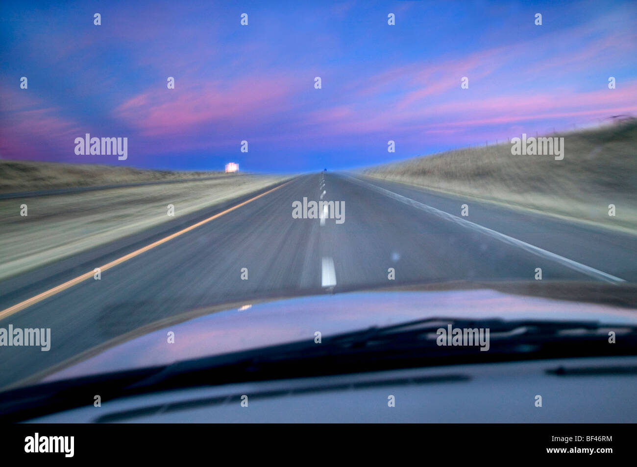 Lonely stretch of highway hi-res stock photography and images - Alamy