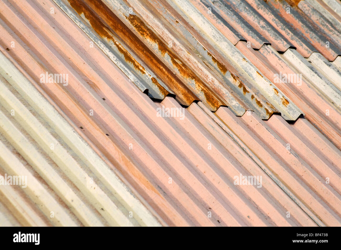 rusty metal roof close up Stock Photo - Alamy