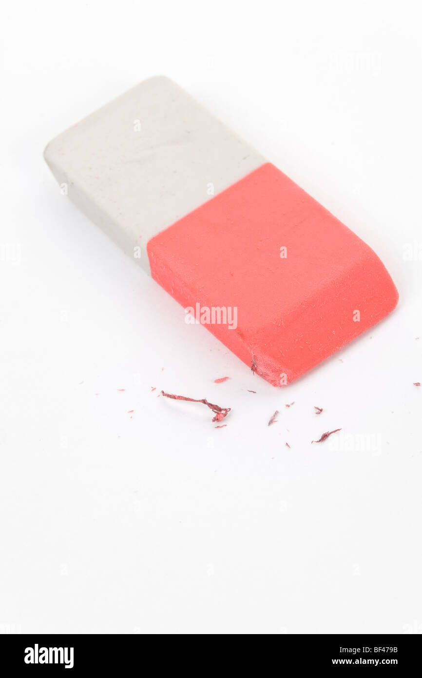 Eraser close up shot, concept of making change Stock Photo - Alamy