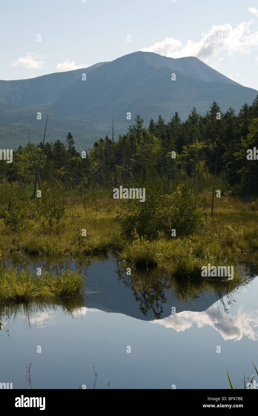 Baxter State Park Mount Katahdin Maine USA Stock Photo - Alamy