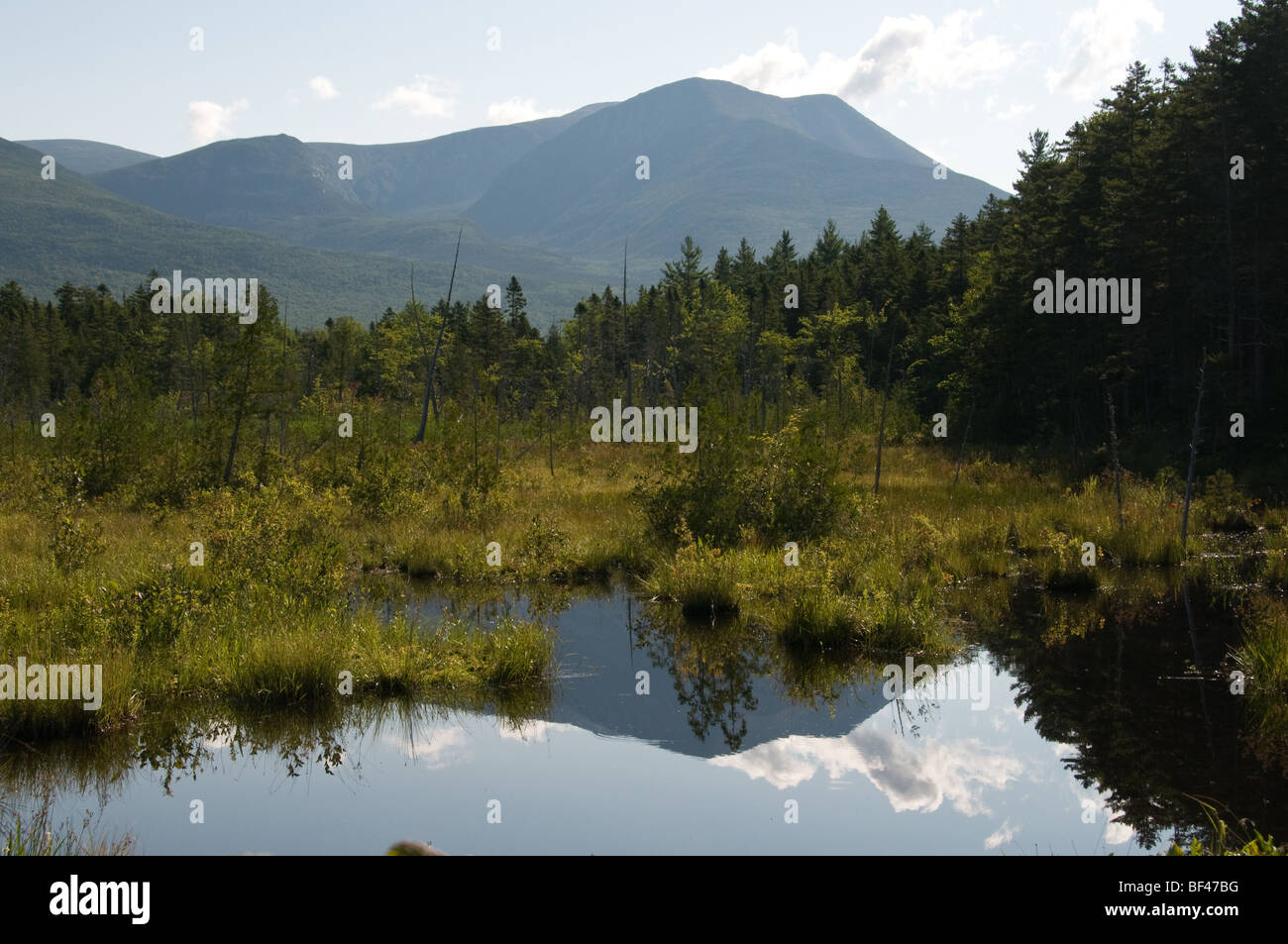 Baxter State Park Mount Katahdin Maine USA Stock Photo - Alamy