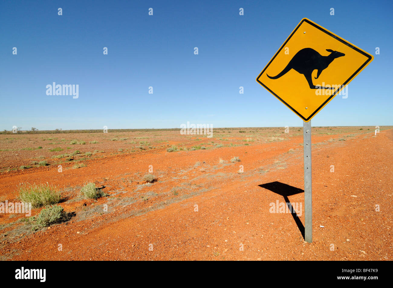 Australian outback highway sign hi-res stock photography and images - Alamy