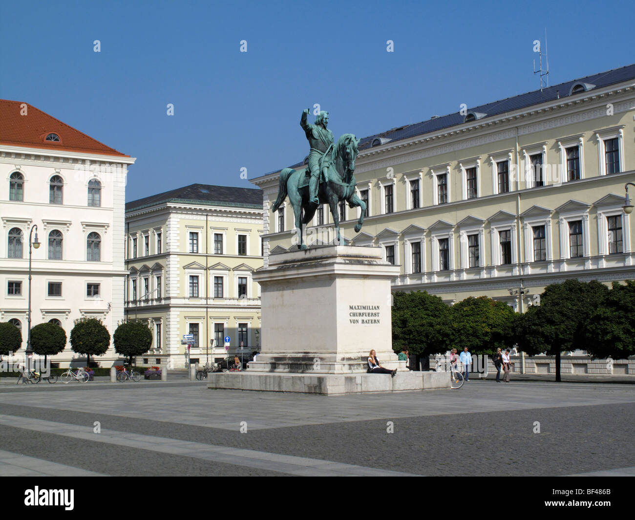 Wittelsbacherplatz in Munich in southern Germany Stock Photo - Alamy