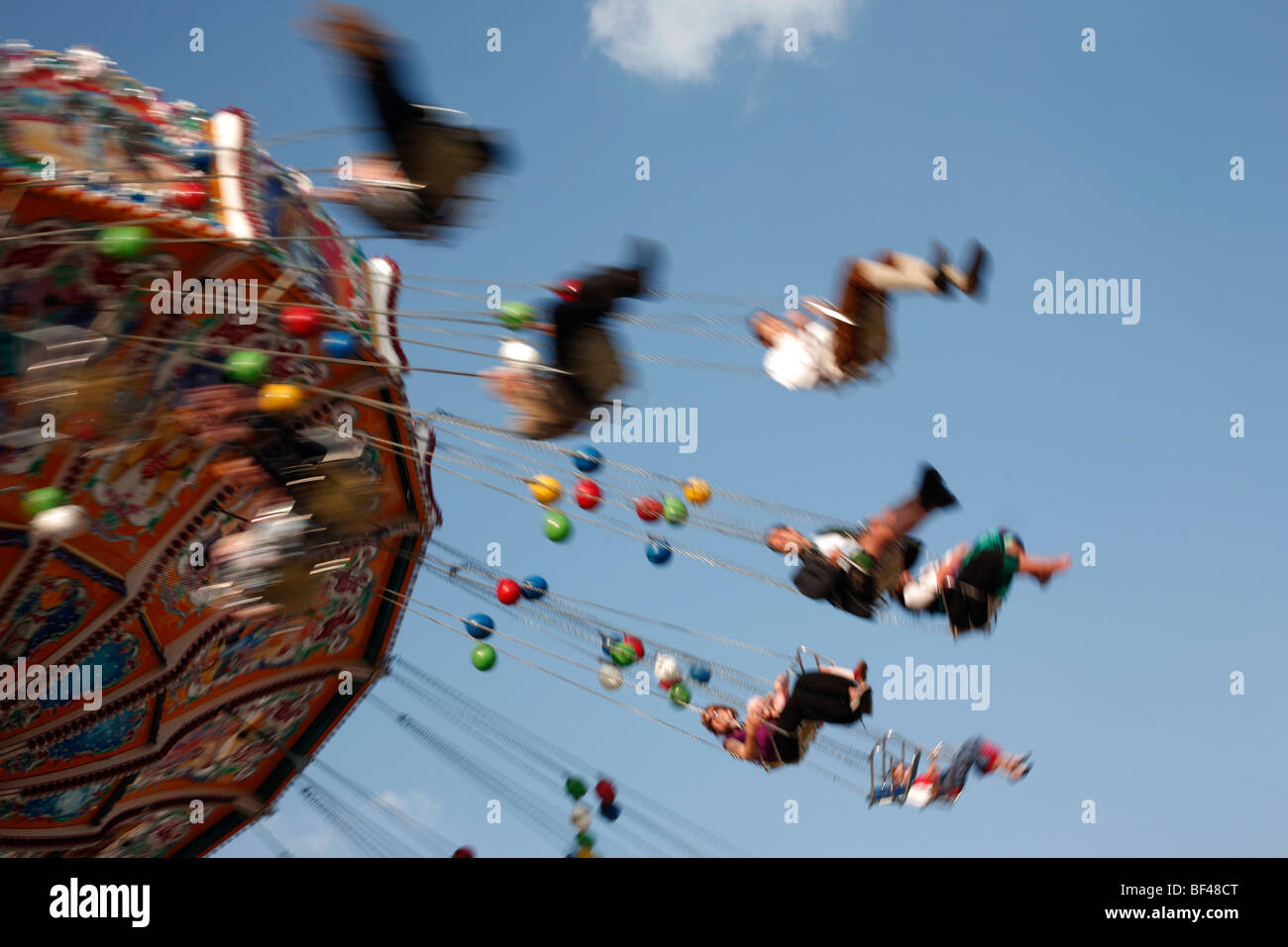 Fair fairground ride swing hi-res stock photography and images - Alamy