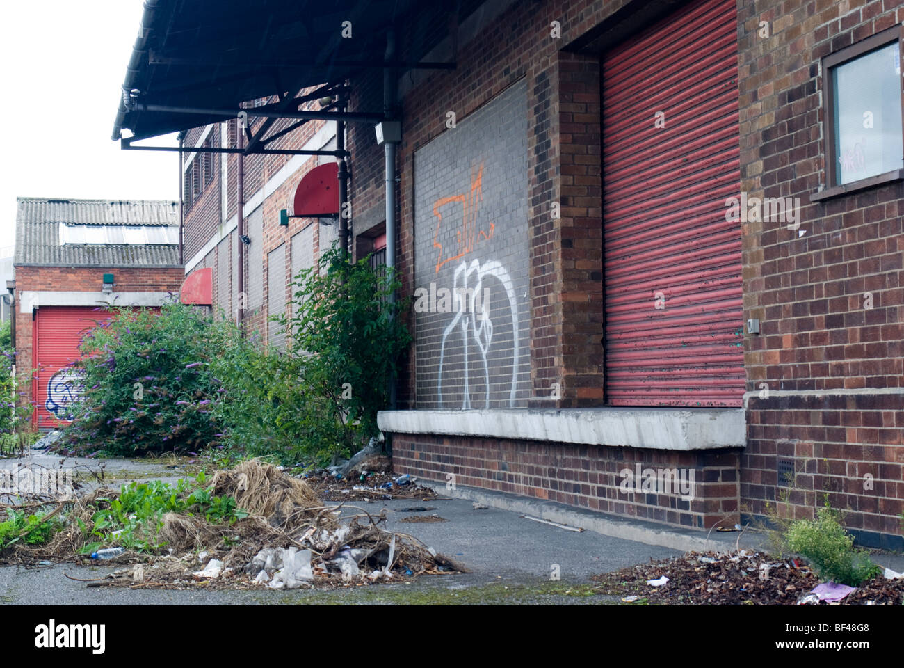 Derelict building Meadow Lane, Nottingham, England, UK Stock Photo - Alamy