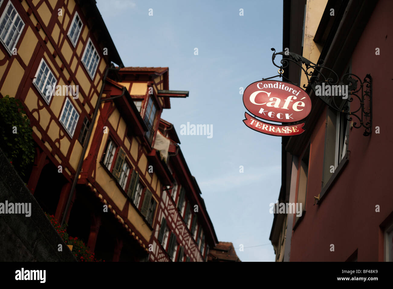 A sign for a cafe in Germany Stock Photo - Alamy