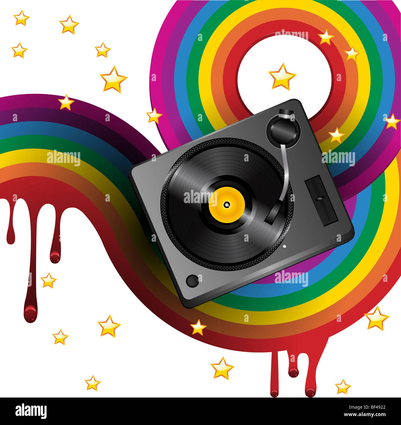 Retro turntable hi-res stock photography and images - Alamy