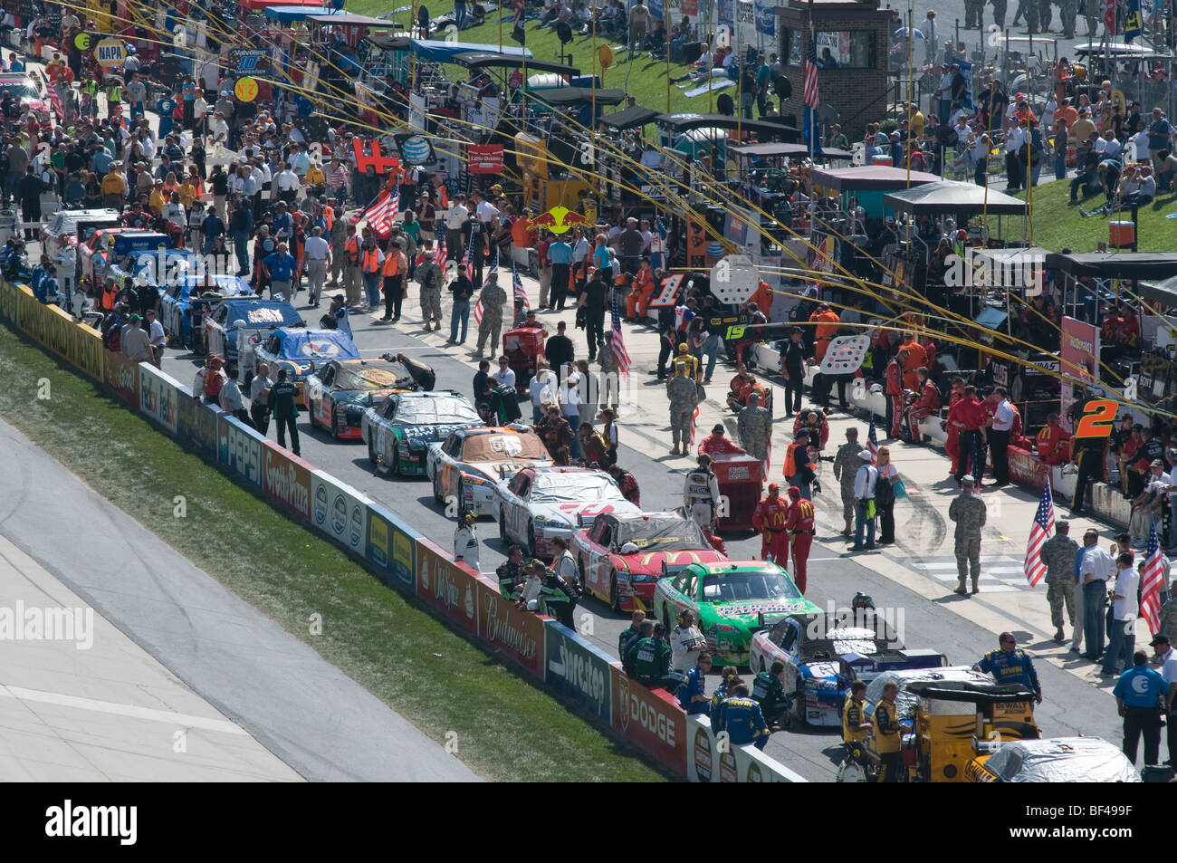 Nascar Race at Dover Speedway Stock Photo - Alamy
