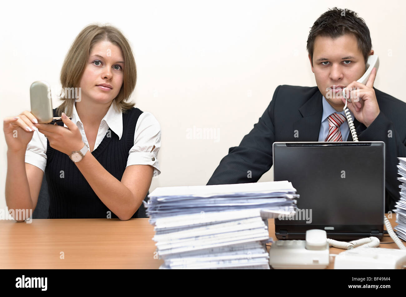 Manager secretary Cut Out Stock Images & Pictures - Alamy
