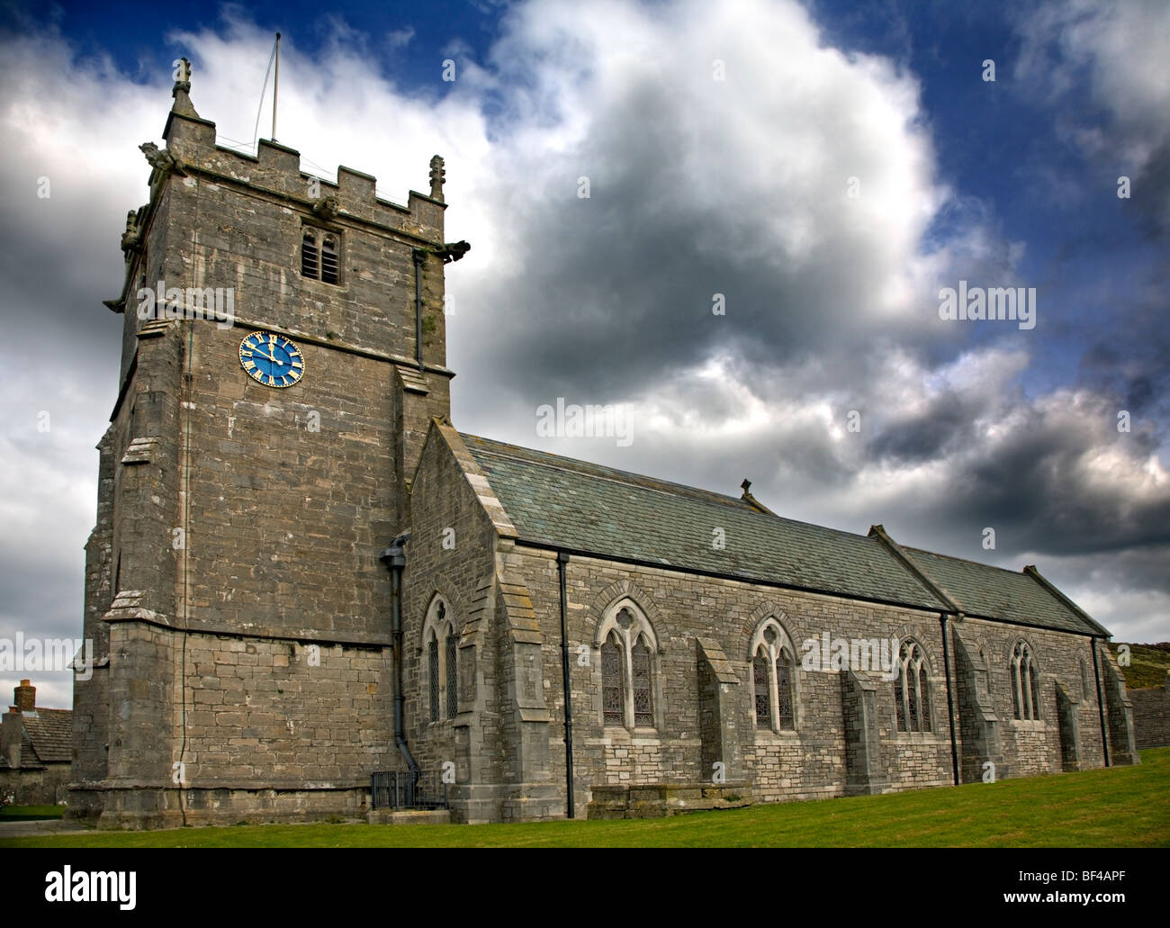 Saint Edward the Martyr Church, Corfe Castle, Dorset, England Stock ...
