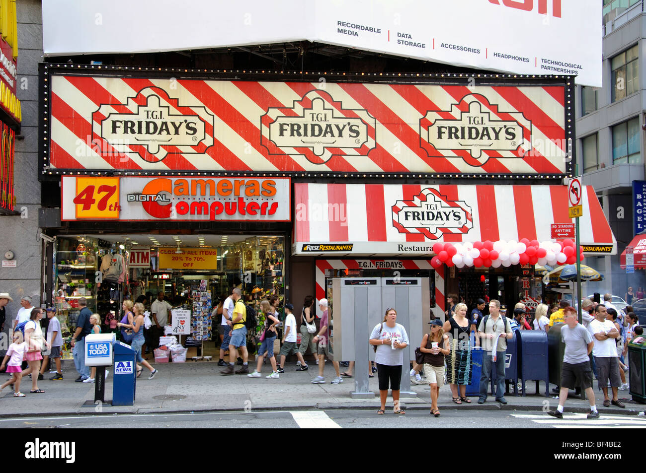 Friday's on Manhattan, New York City Stock Photo - Alamy