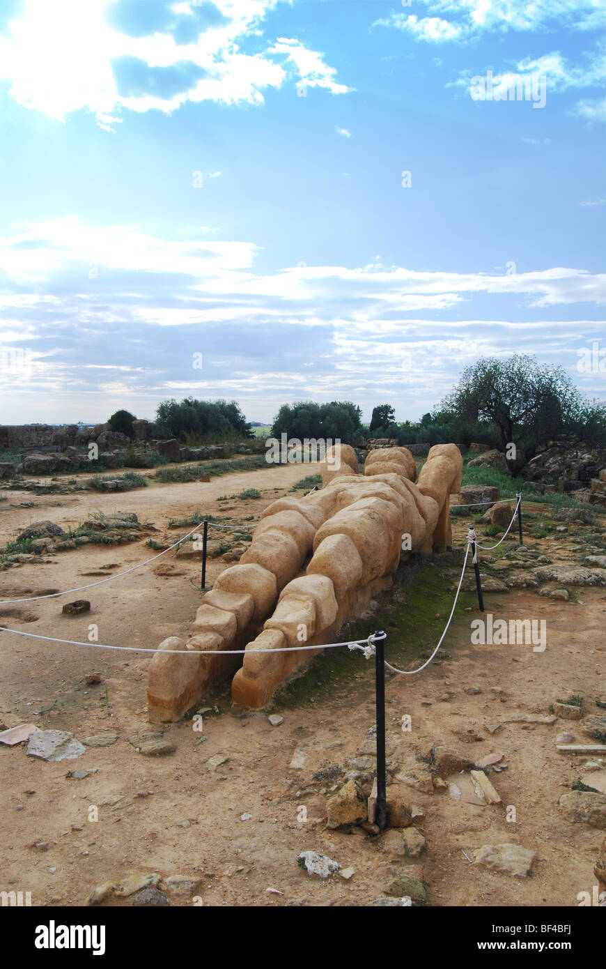 Telamon, a gigantic atlas figure which supported the trabeation of the ...