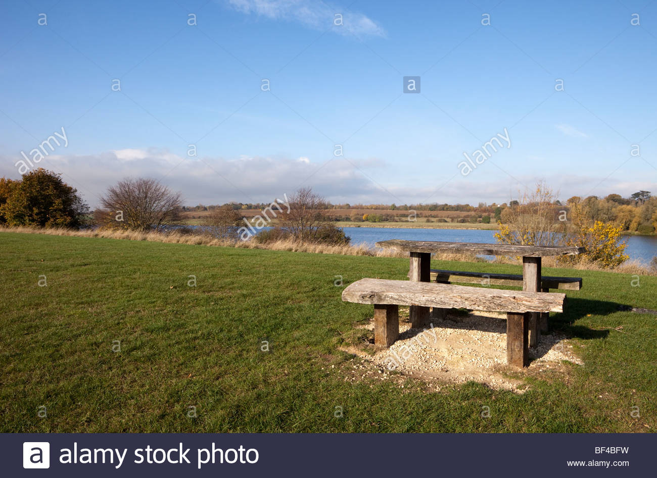 Ferry Meadows Country Park in Peterborough, Cambridgeshire, UK Stock ...