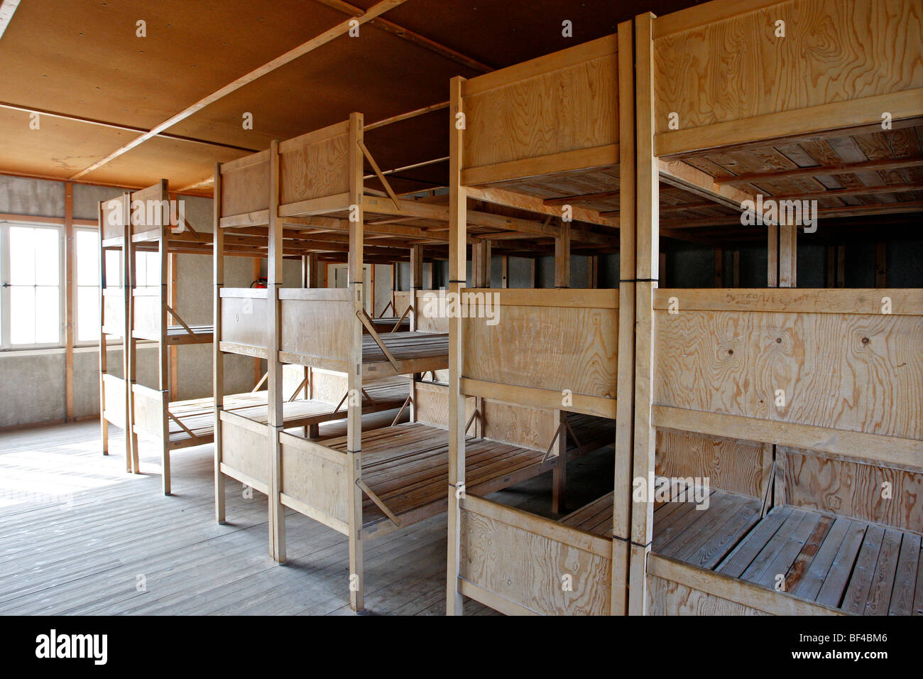 Barracks from the inside, Dachau Concentration Camp Memorial Site Stock ...