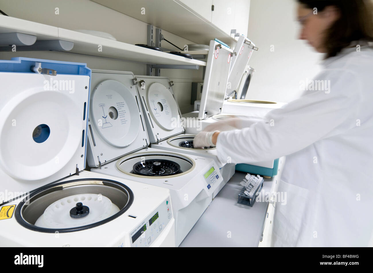 Chemist in a laboratory Stock Photo - Alamy