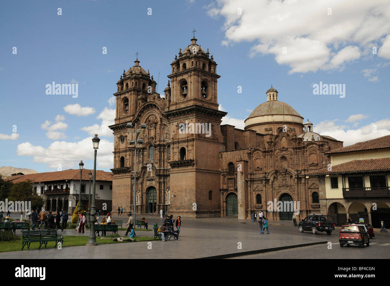 La Compania de Jesus, Jesuit Church, Plaza de Armas Cusco, Cusco, Inca ...