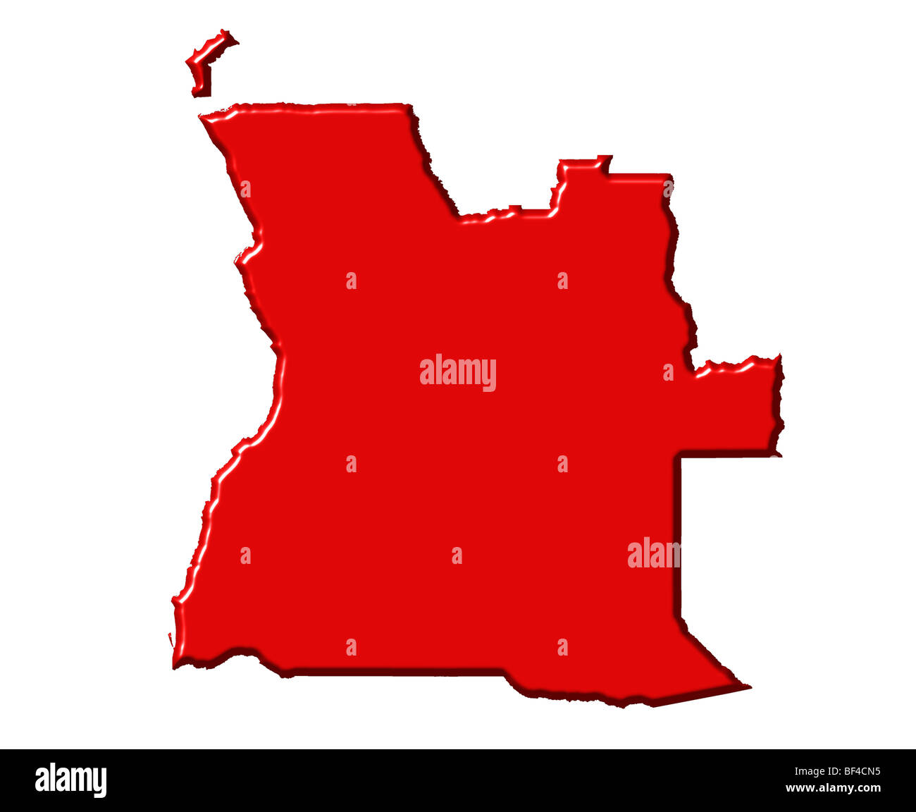 Angola map hi-res stock photography and images - Alamy