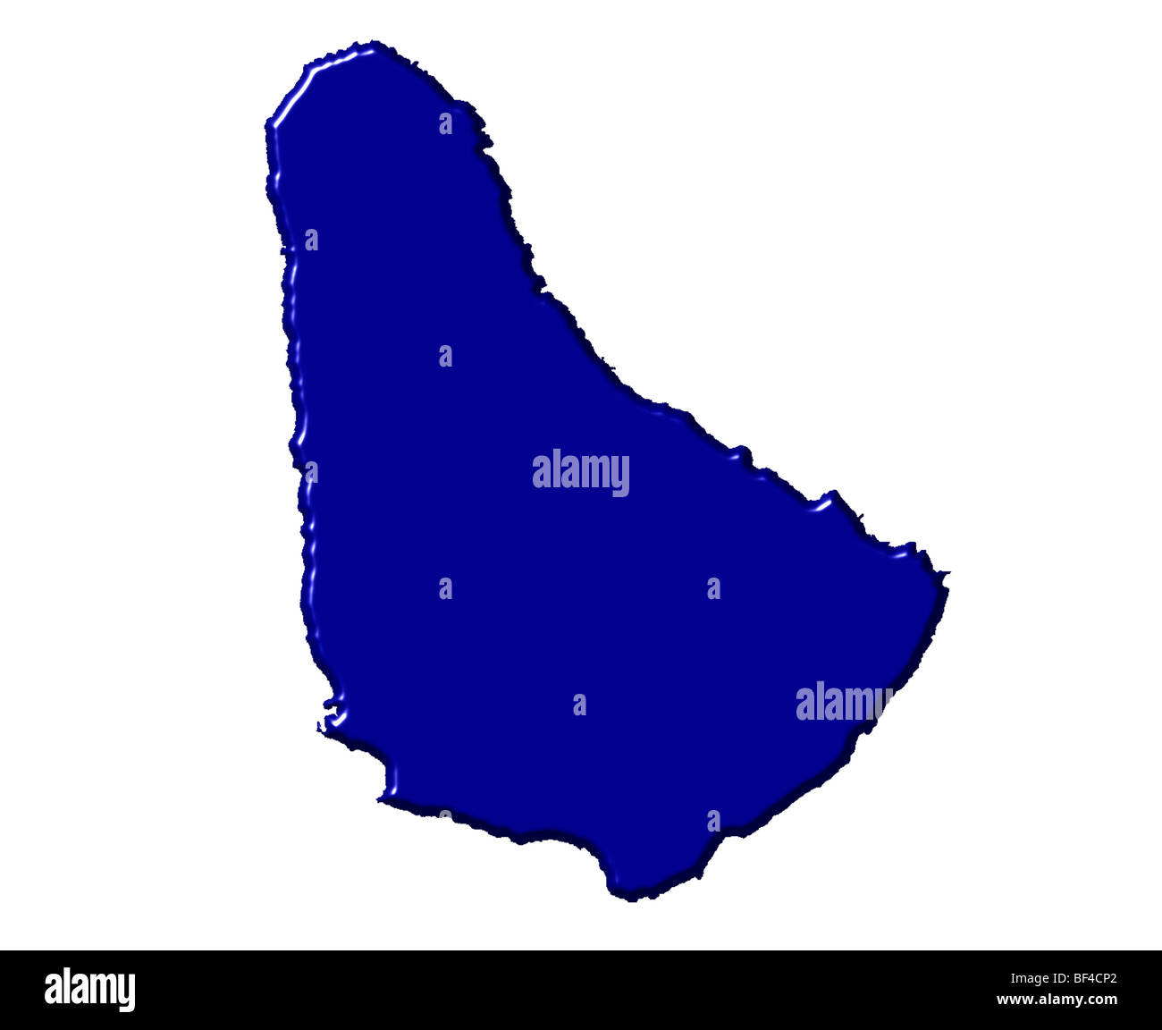 Map of barbados hi-res stock photography and images - Alamy