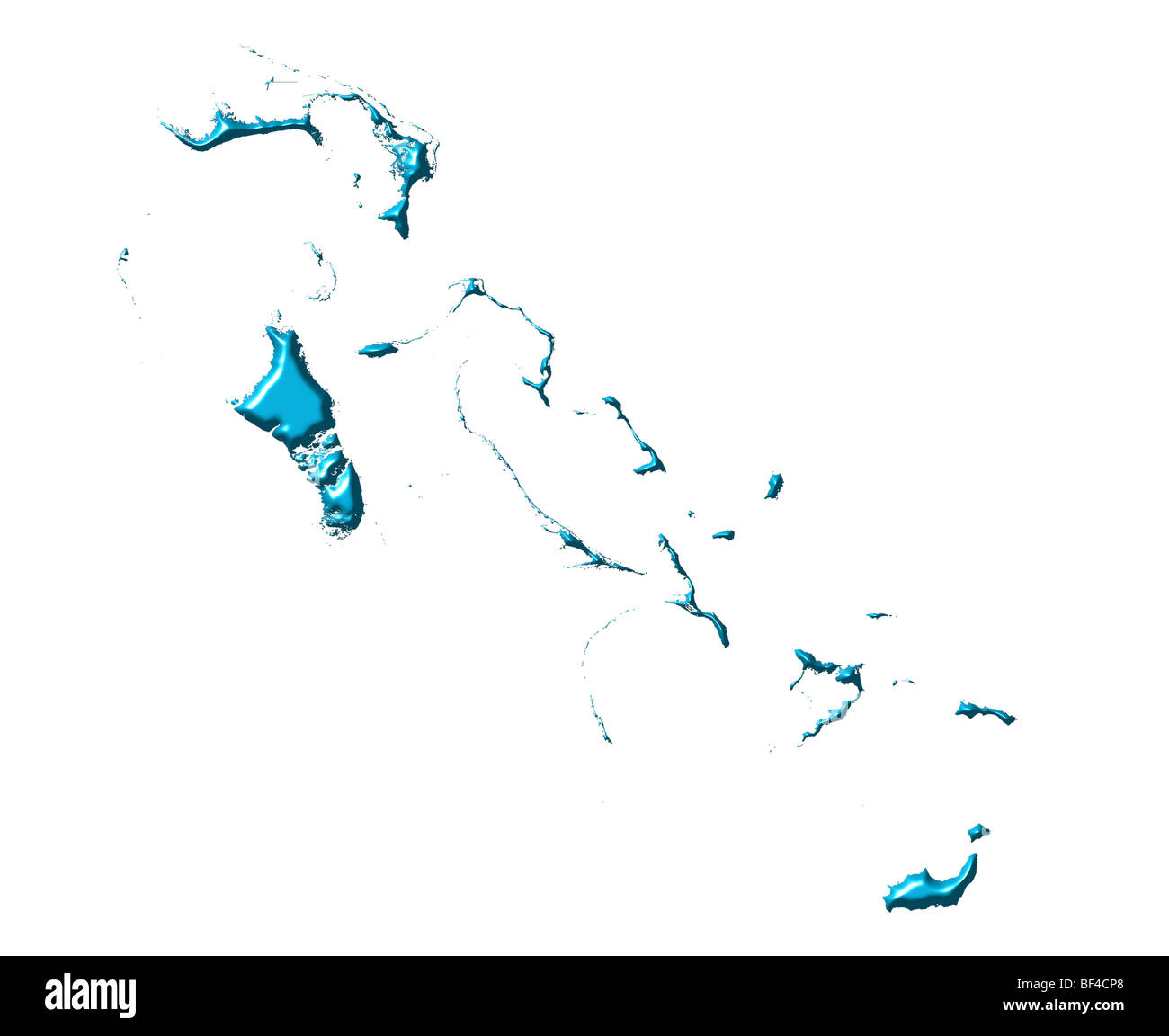 Bahamas map hi-res stock photography and images - Alamy