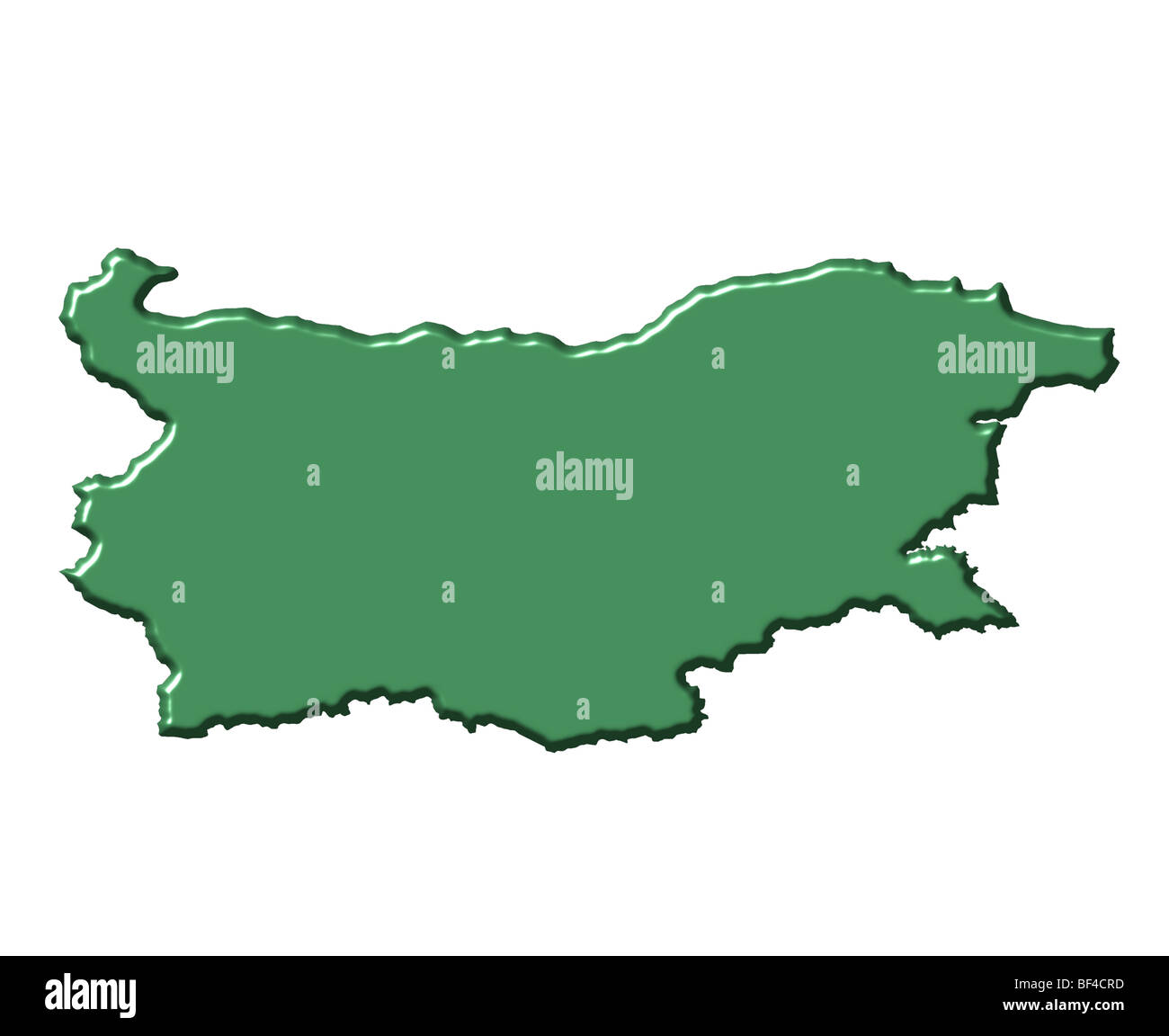Bulgaria location on a map